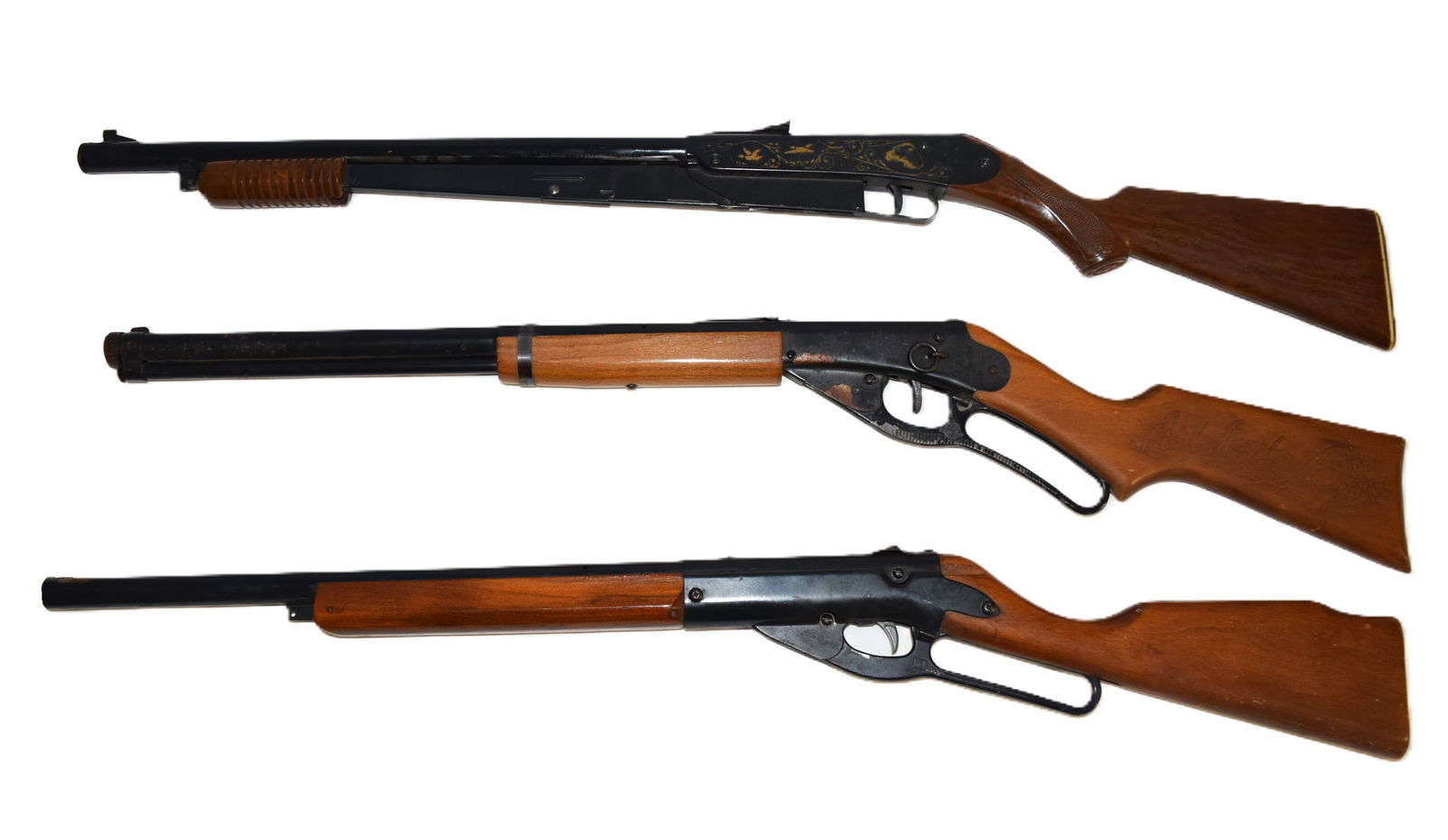 Lot Of Three Vintage Daisy Bb Guns Auction