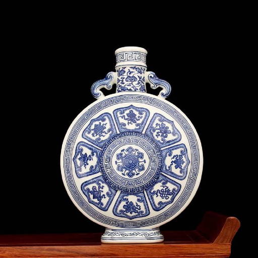 A BLUE AND WHITE MOON FLASK QIANLONG MARK. - Apr 02, 2019 | Super ...