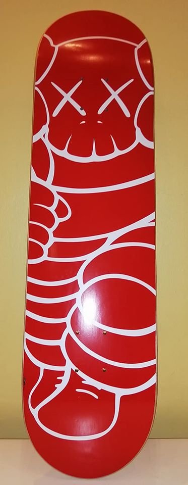 Kaws X Supreme Limited Edition Skateboard Kaws X Supreme Limited Edition Skateboard