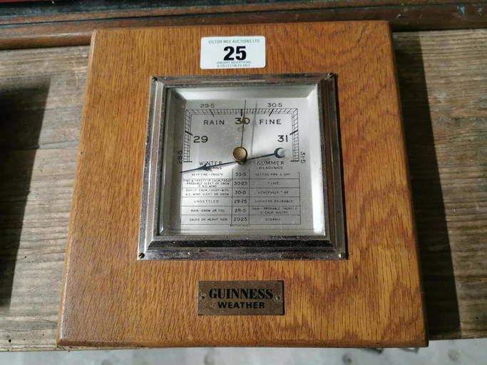 Guinness Weather Barometer.