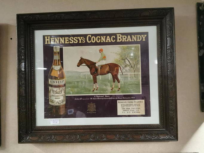 Hennessy's Cognac Advertisement.