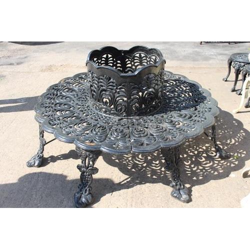 Decorative cast iron tree surround garden bench. - Jun 07, 2020 ...