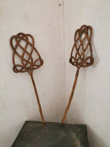 Two 19th. C. Carpet Beaters.