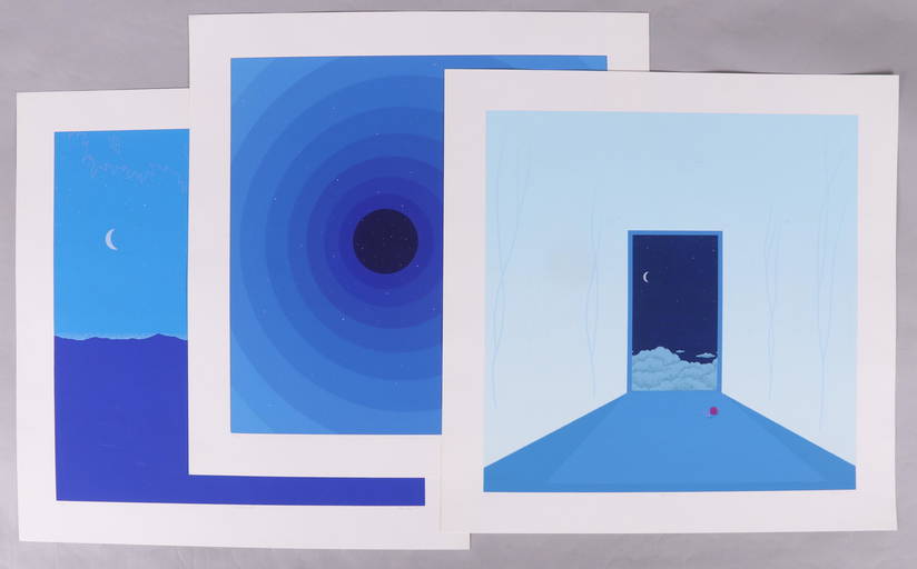 Ascian (jonathan Meader, B.1943] Color Lithographs