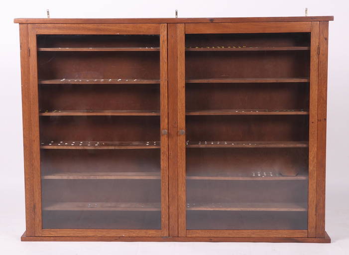 Walnut Hanging Display Case