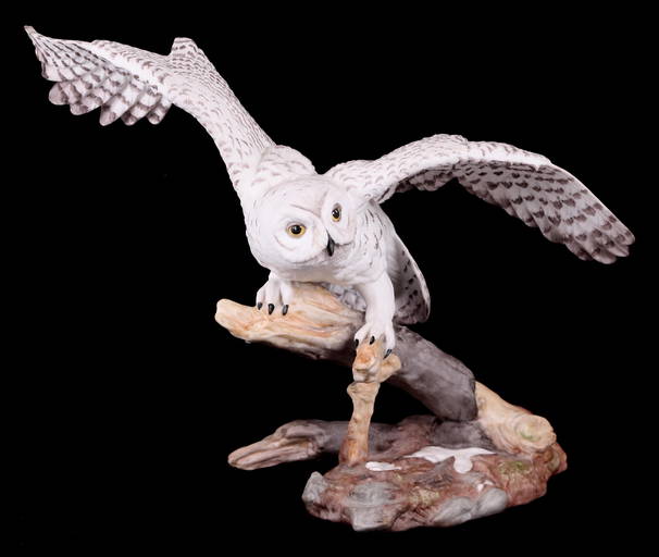 Boehm Porcelain Figure, Snowy Owl - Dec 16, 2019 | Locati, LLC in PA