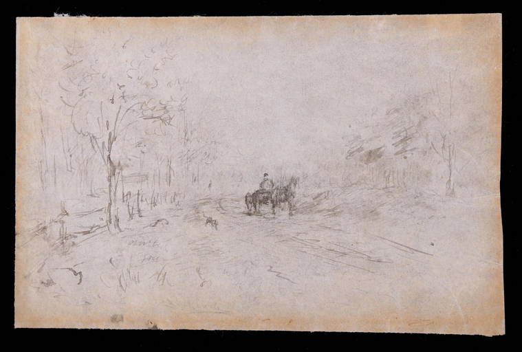 Ralph Albert Blakelock (amer. 1847 1919) Ink/paper