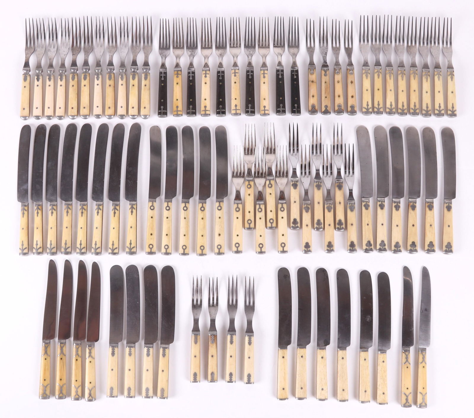 American Bone Handle Flatware, Civil War Era - Jan 20, 2020 | Locati ...