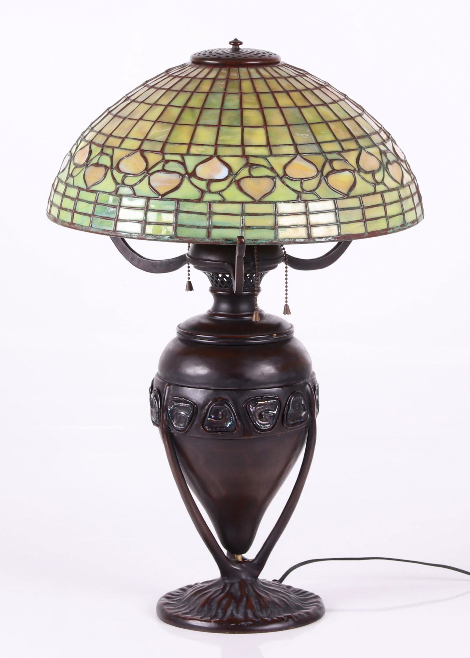 A Tiffany Style Acorn Table Lamp - Jan 20, 2020 | Locati, LLC in PA
