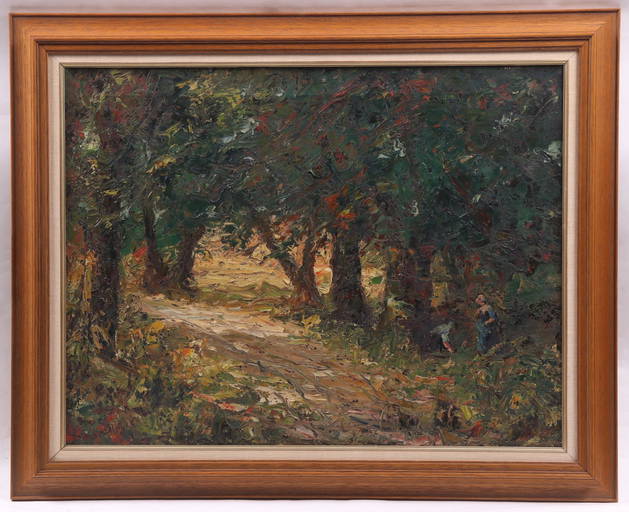 James C Magee (1846 1924) Oil On Canvas