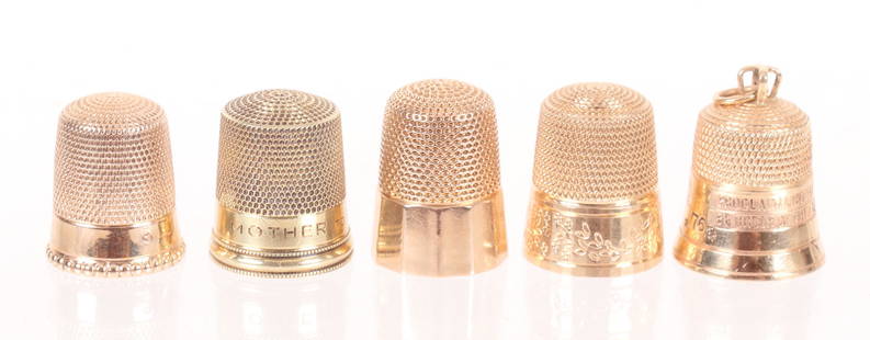 Vintage Thimbles Collection