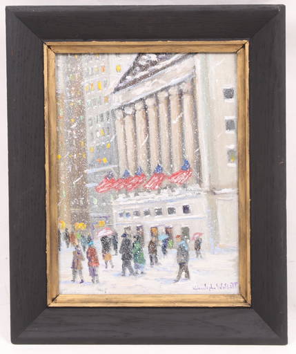 Christopher G. Willett (born 1959) Oil On Masonite