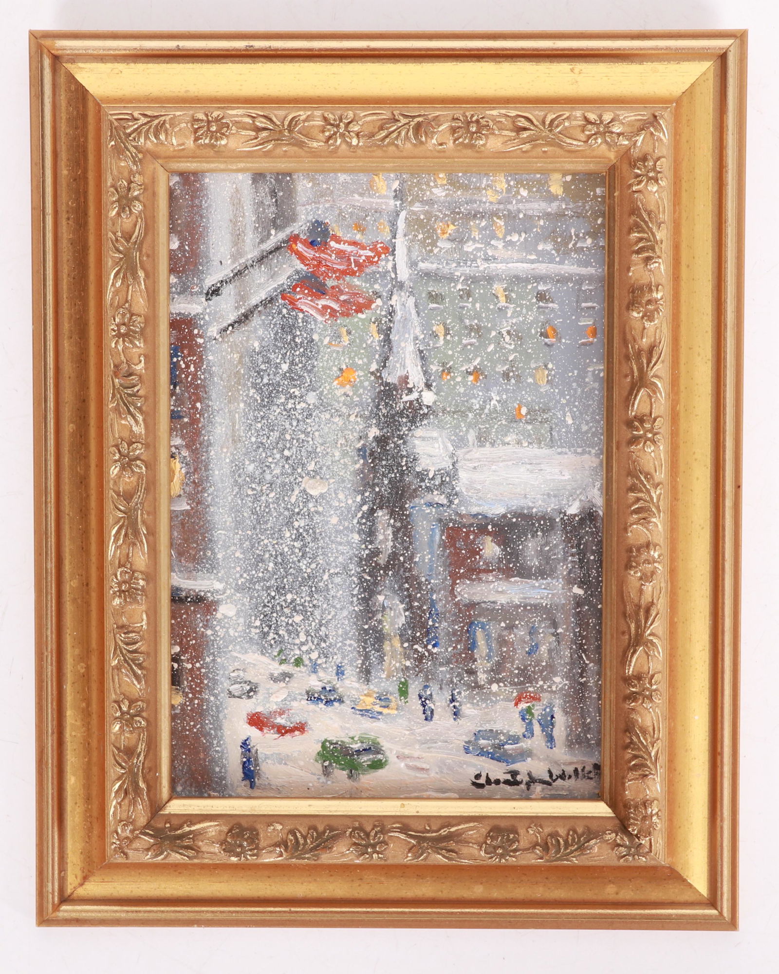 Christopher G. Willett (born 1959) Oil On Board