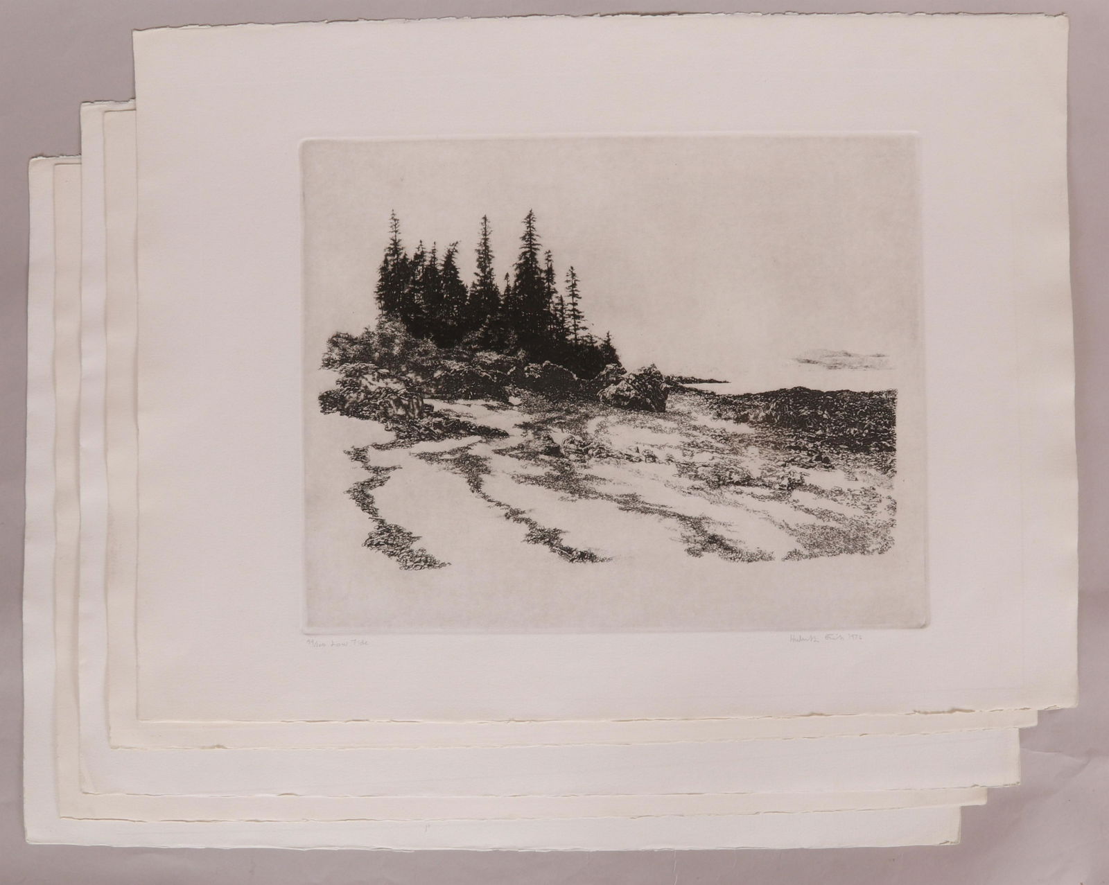 Herbert Fink, Five Etchings (#0431) on Jun 19, 2022 | Locati, LLC in PA