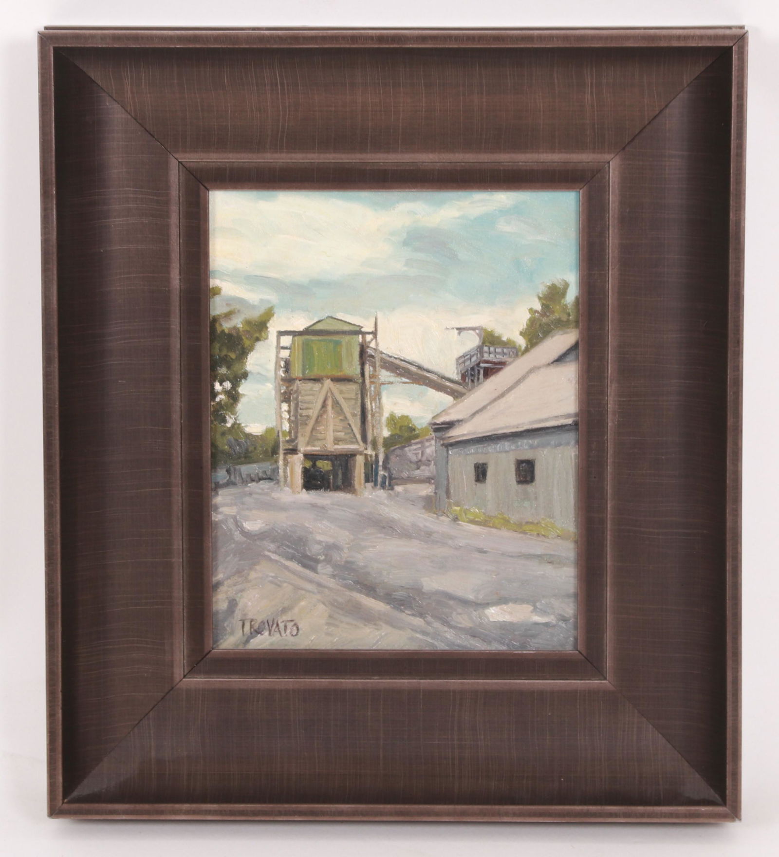 Michael Trovato (born 1962) Oil On Board