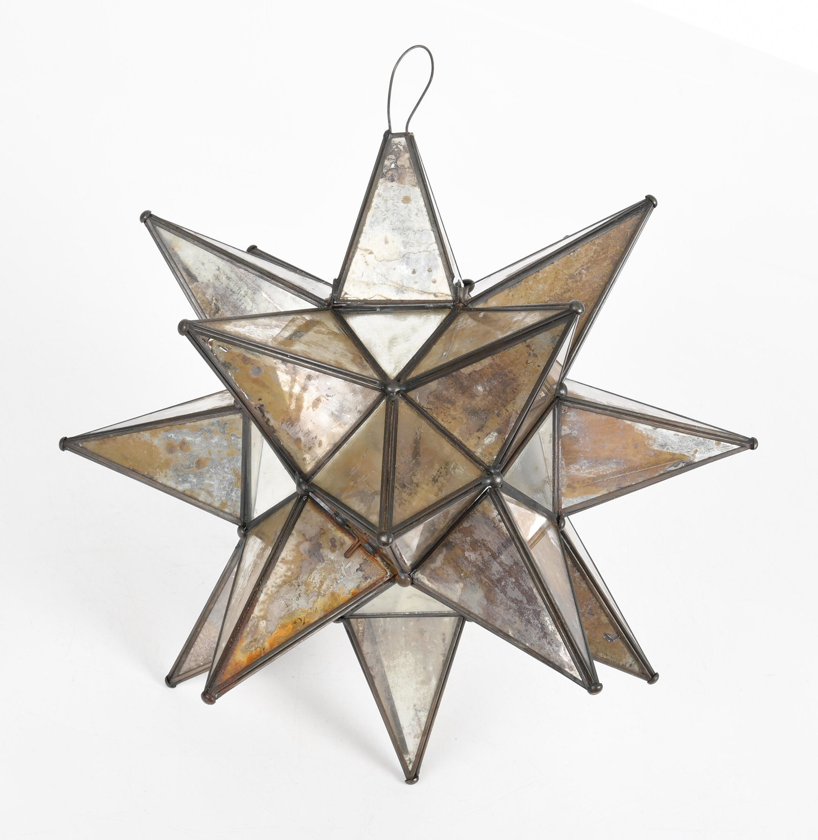 Pennsylvania Mirrored Glass & Tin Moravian Star