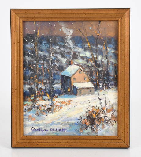 Christopher G. Willett (Born 1959) Oil on Board (#0319) on Dec 18, 2022 ...