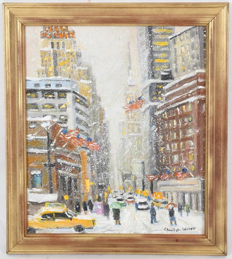 Christopher G. Willett (Born 1959) Oil on Board (#0328) on Dec 18, 2022 ...