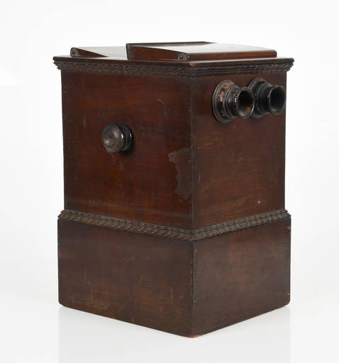 An Alex Beckers Stereoscope Table Viewer