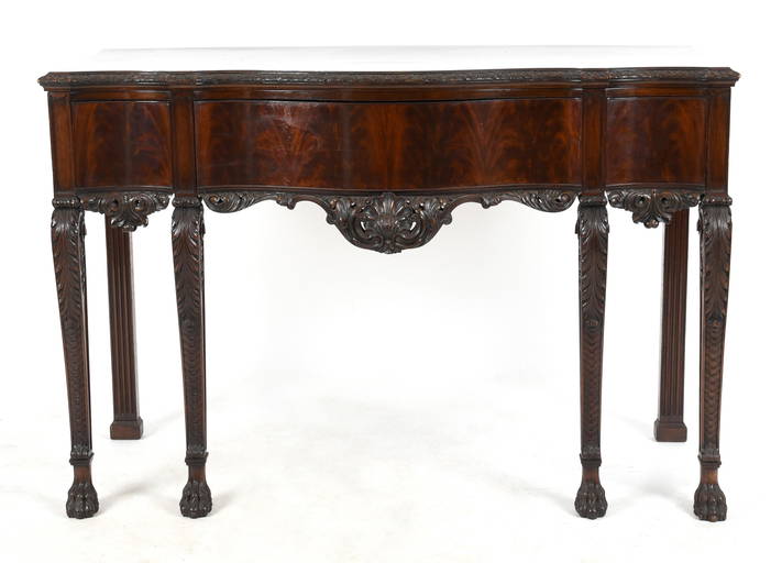 George Iii Style Mahogany Serving Table