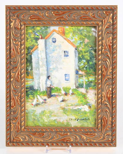 Christopher G. Willett (Born 1959) Oil on Board (#0312) on Feb 19, 2023 ...