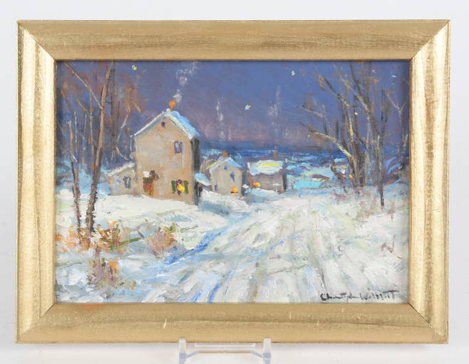 Christopher G. Willett (Born 1959) Oil on Board (#0319) on Mar 19, 2023 ...