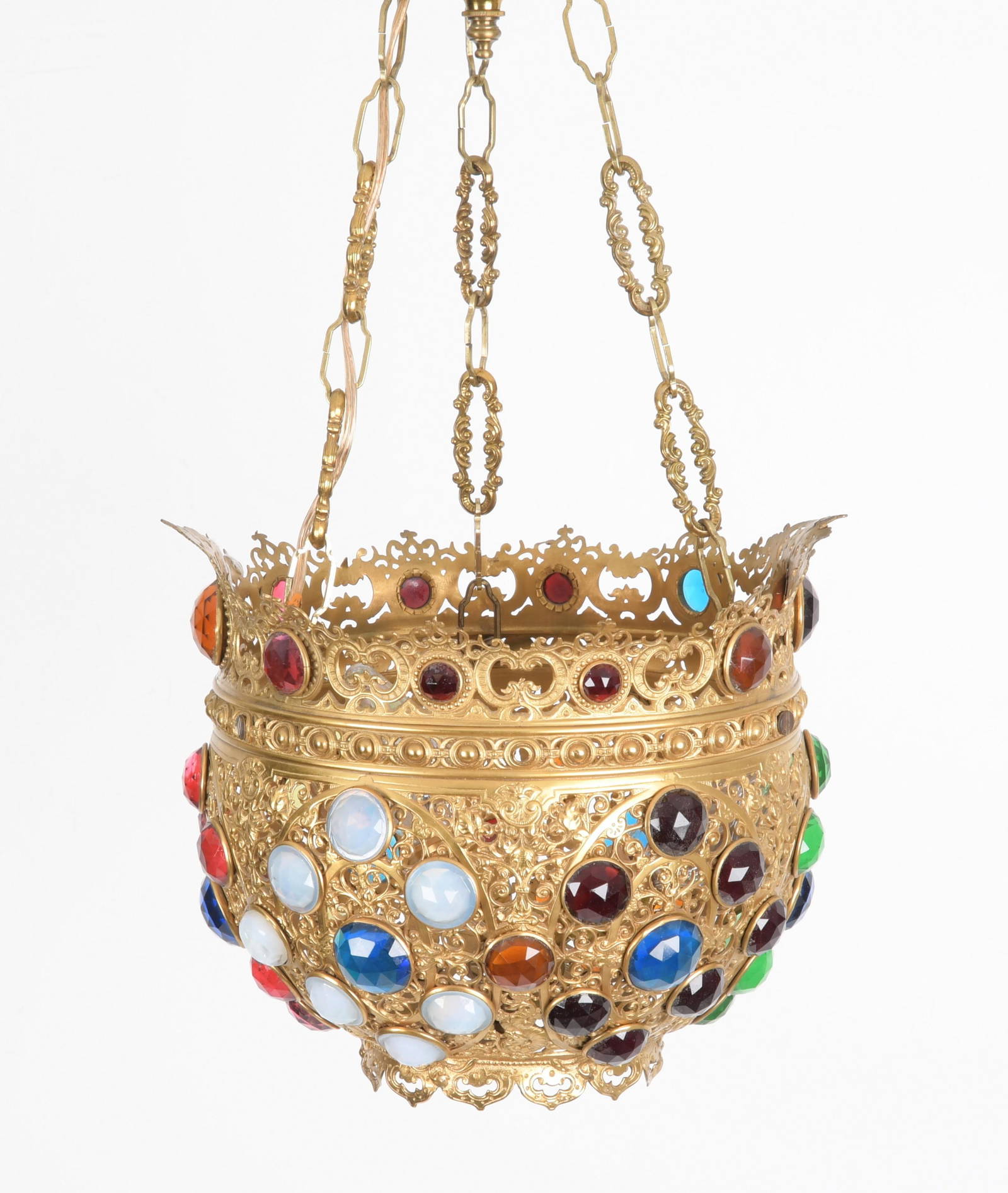 Renaissance Revival 'Jeweled' Ceiling Fixture (#0038) on Apr 16, 2023 ...