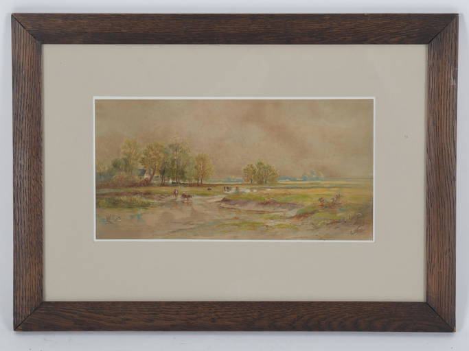 Carl Philipp Weber (1849 1922) Watercolor