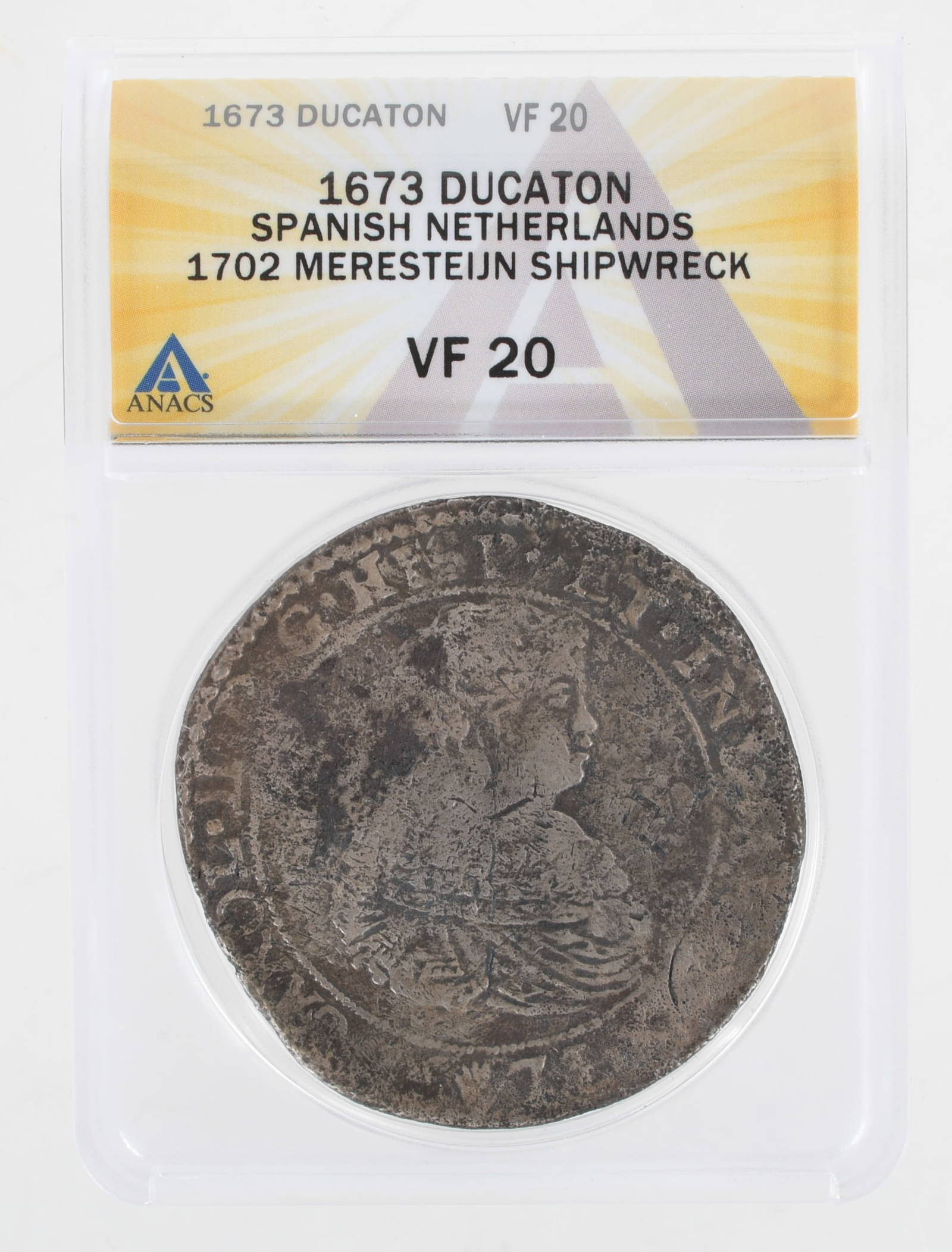 Coin, Charles Ii Silver Ducaton, 1673 Auction