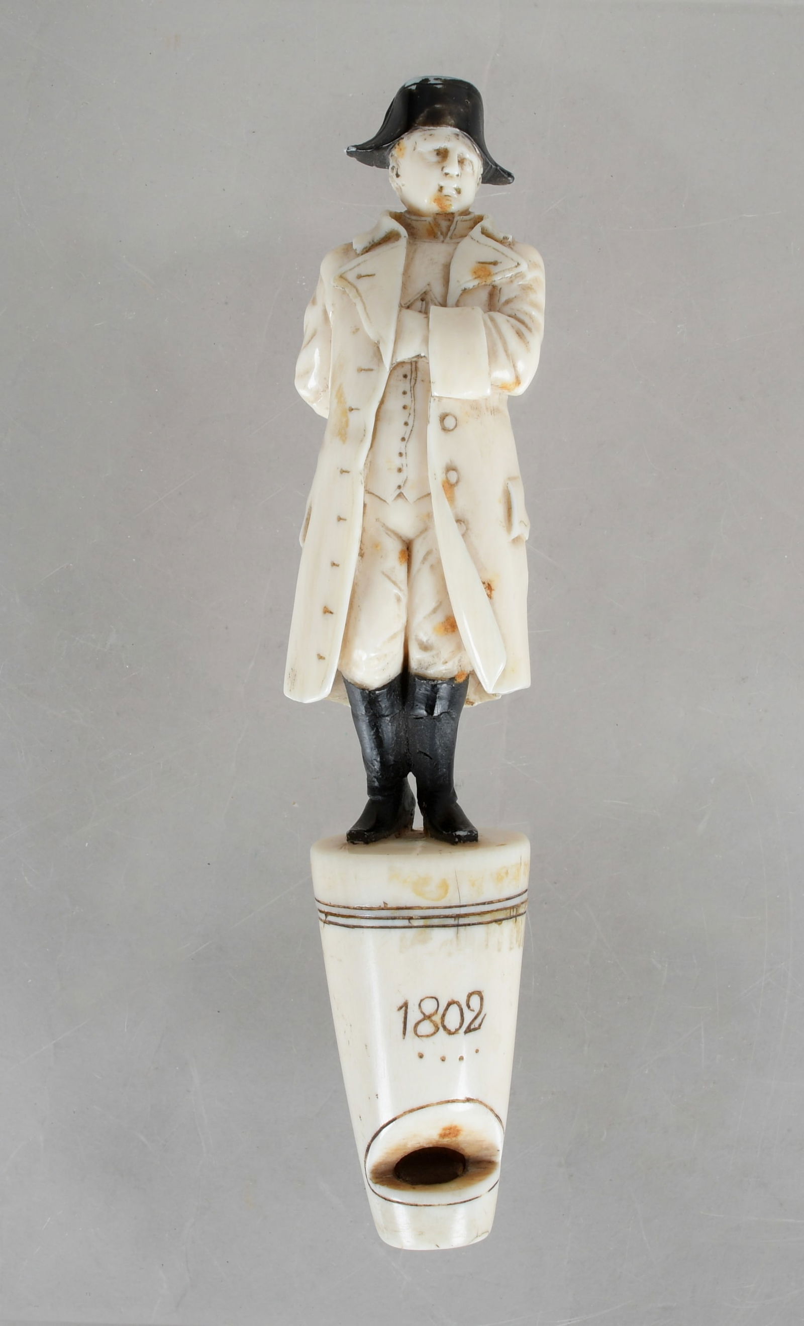 A Carved Bone Whistle, Napoleon Auction
