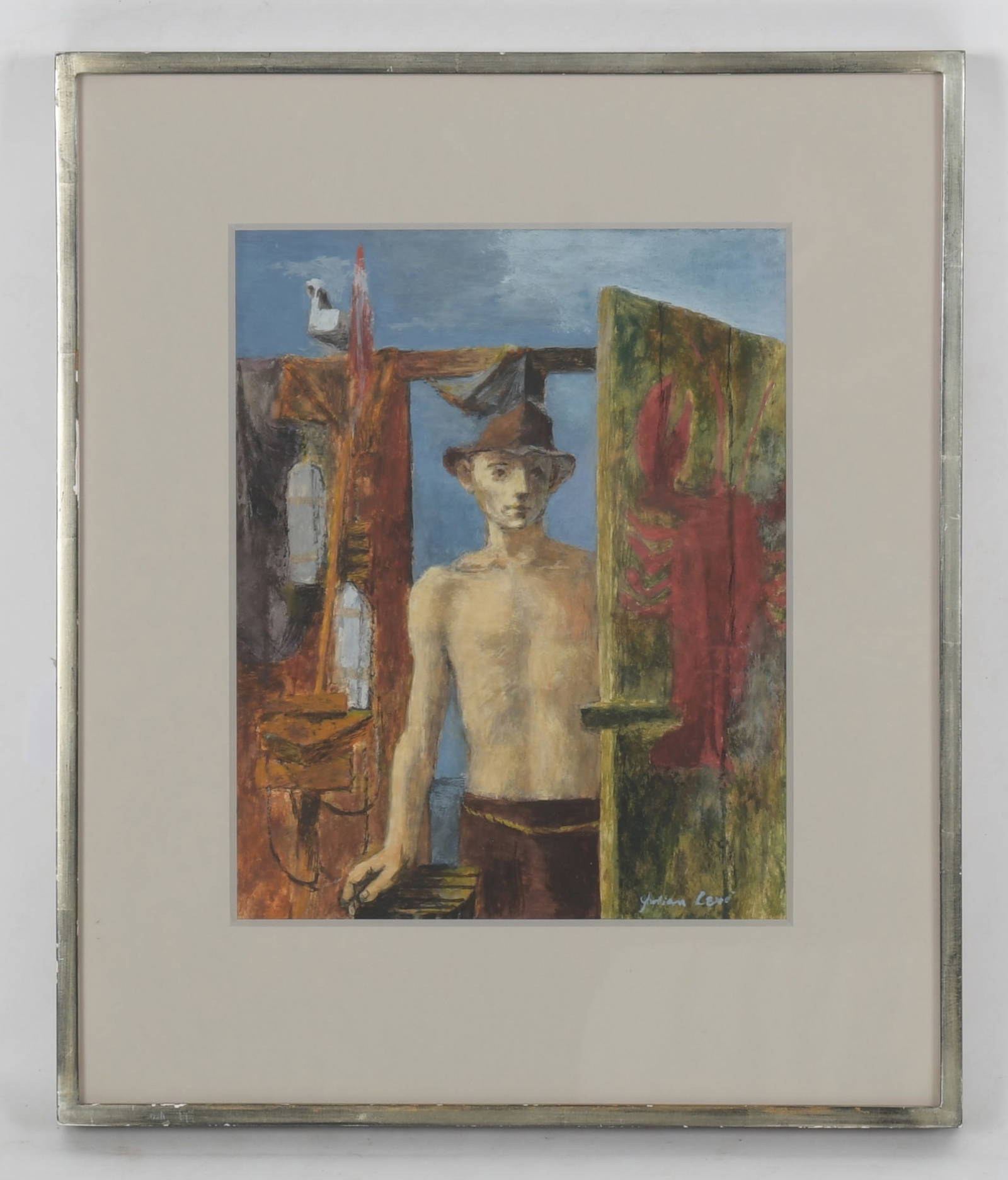 Julian Edwin Levi (1900 - 1982) Gouache On Paper Auction