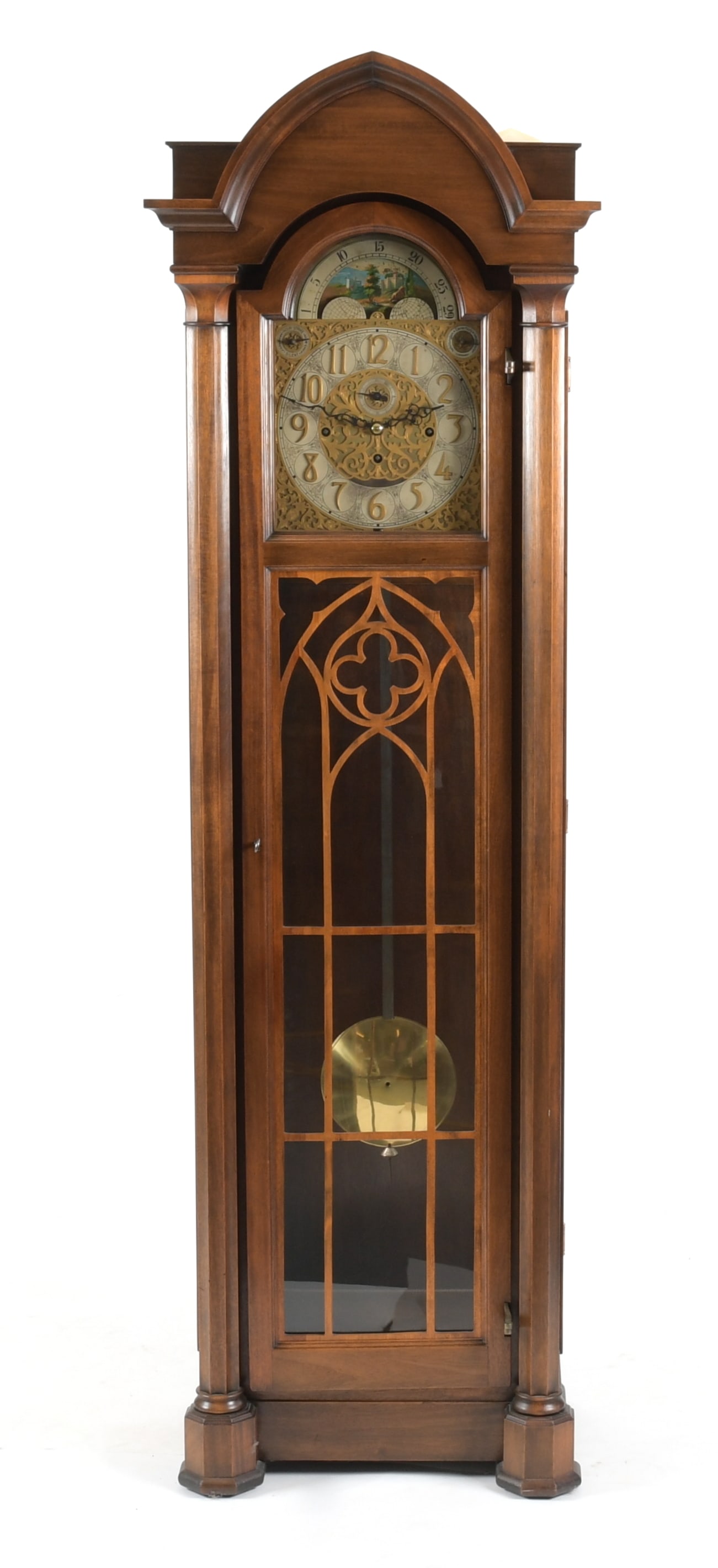 Mahogany Tall Case Clock Auction