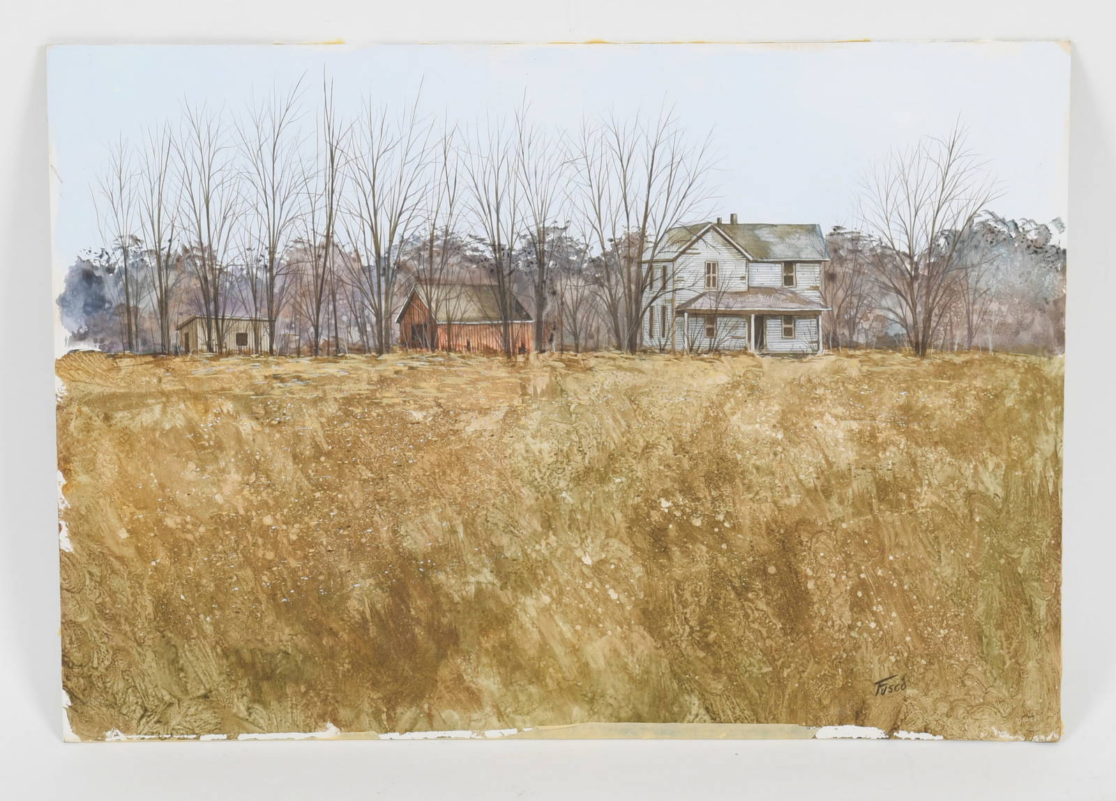 Don Fusco (b. 1944) Watercolor Auction