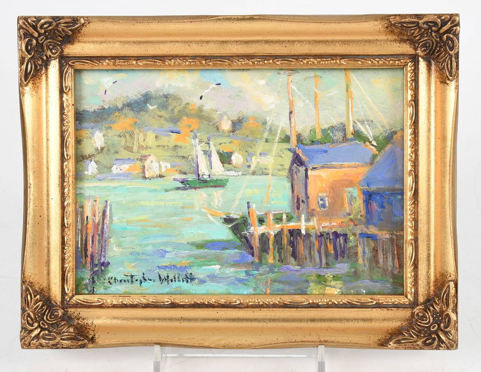 Christopher G. Willett (born 1959) Oil On Board Auction