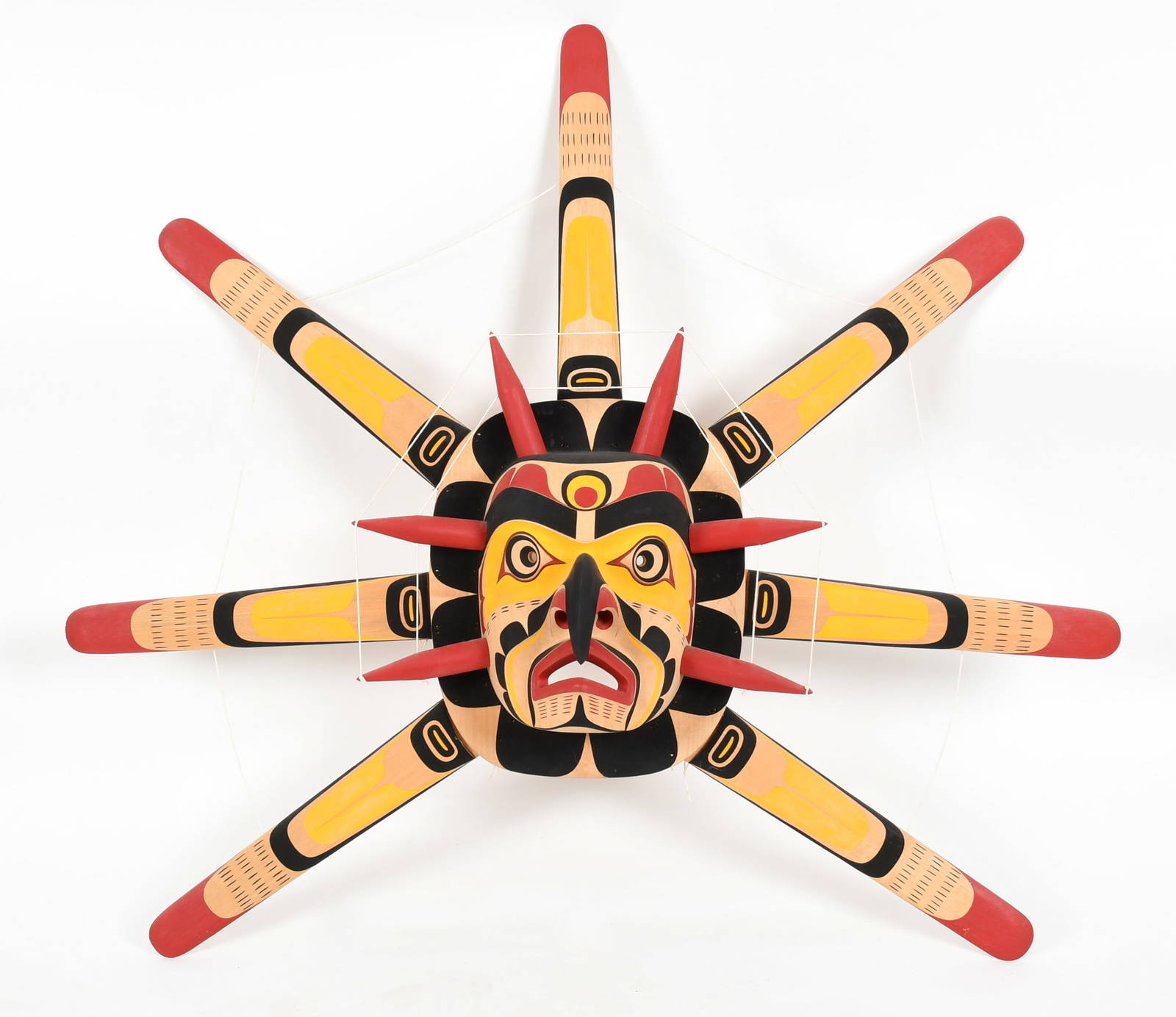 Gene Brabant, Cree (b.1946) Large Mask Auction