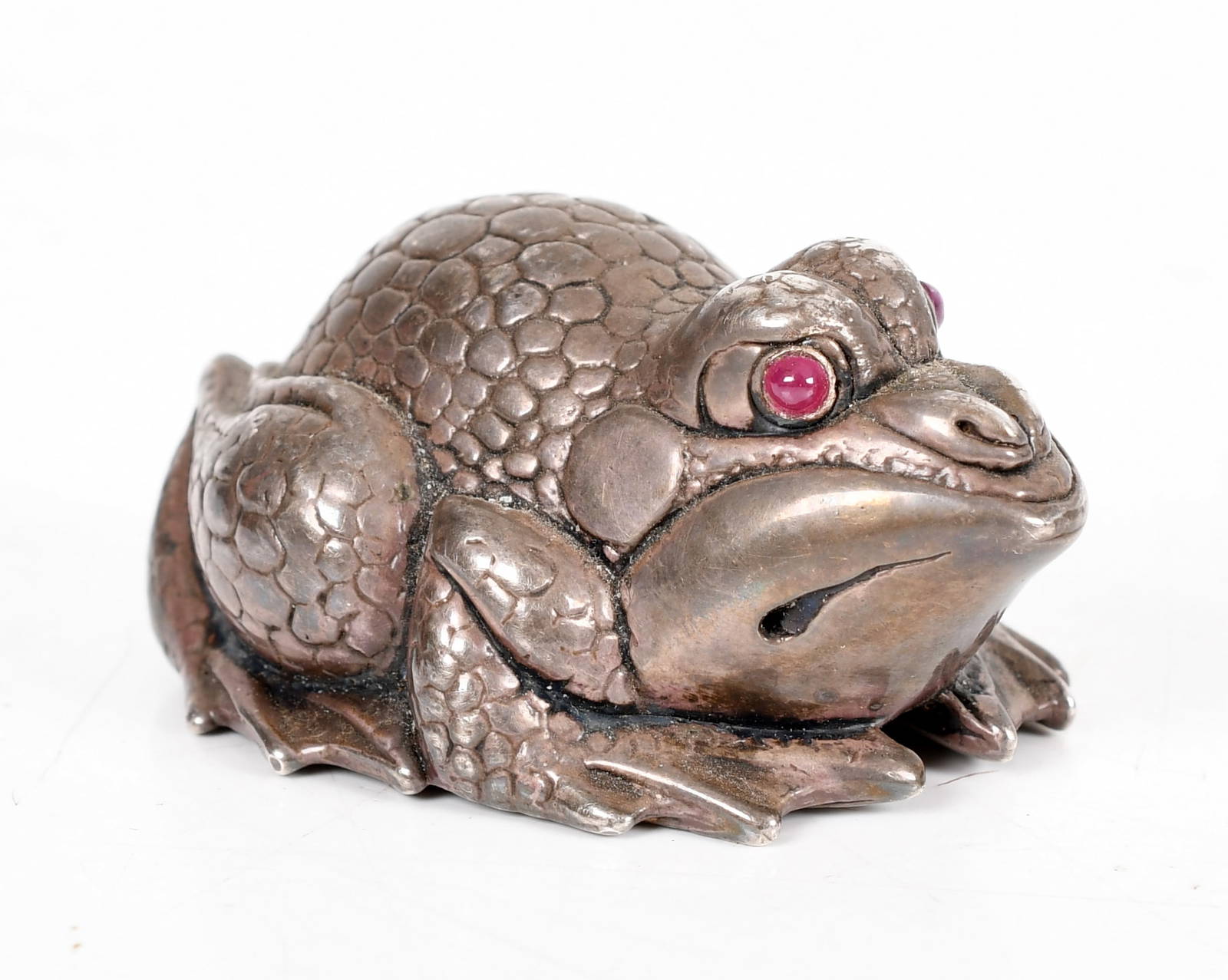 A Russian Silver Toad Form Paperweight Auction