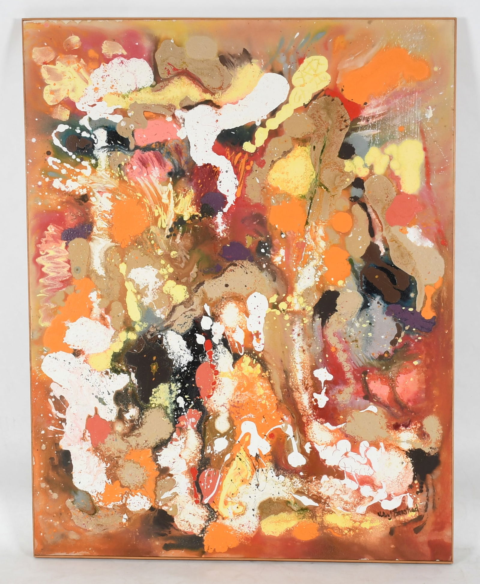 Helen Bershad (born 1934) Acrylic On Canvas Auction