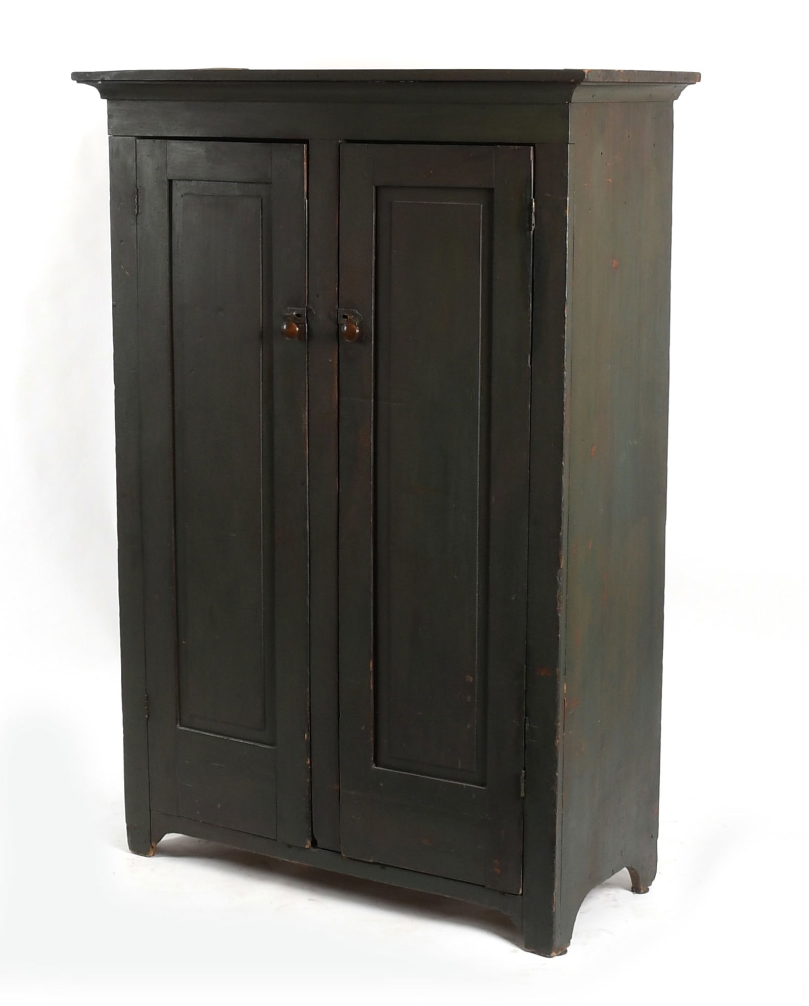 An American Green Painted Cupboard Auction