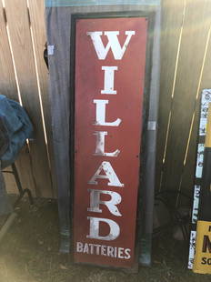 Willard Batteries 1959 Vertical Sign