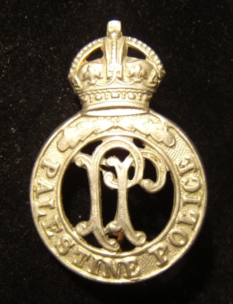 Mandatory Palestine Police force hat badge with - Feb 27, 2020 ...