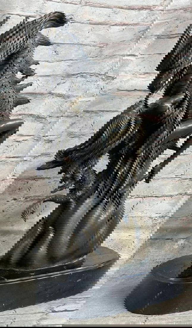 Princess & Dragon Bronze Sculpture Auction