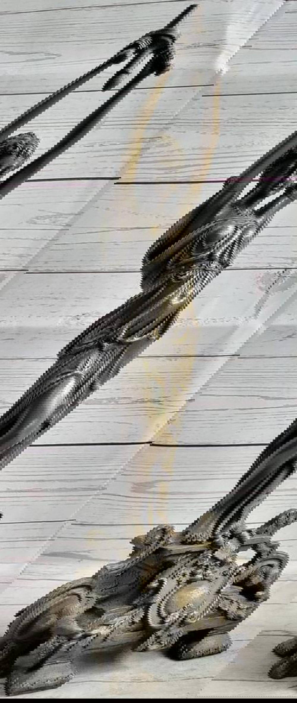 Reverence Of An Ancient Greek Temple Priestess With Vessel Bronze Art ...