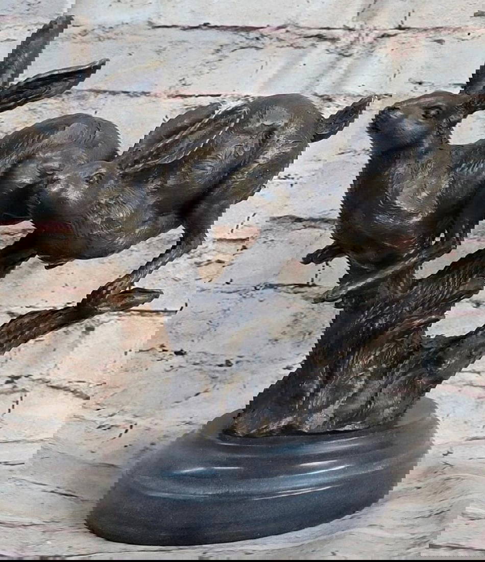 Running Rabbits Bronze Sculpture Auction