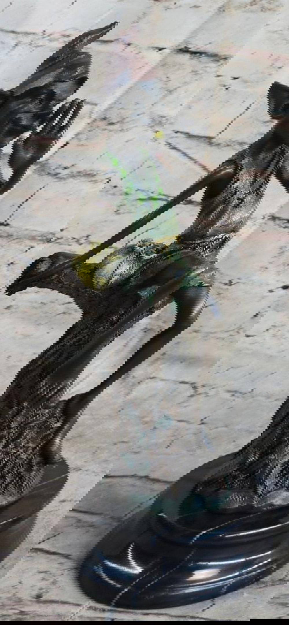 Mischievous Leprechaun With Pot Of Gold Bronze Sculpture By Juno - 12" X 5" Auction