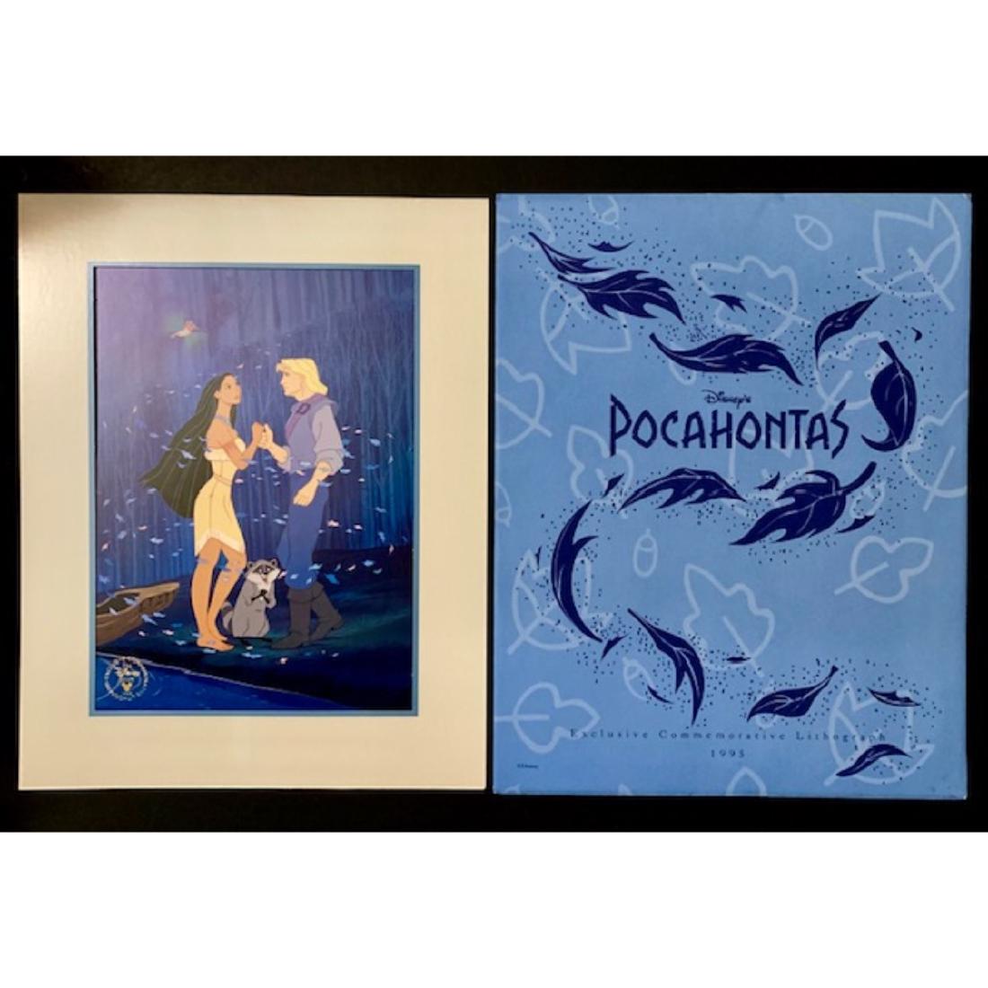 Original Walt Disney “pocahontas” Movie Lithograph