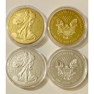 Lot Of 2 Adolf Hitler Dated 1933 Nazi German Coins