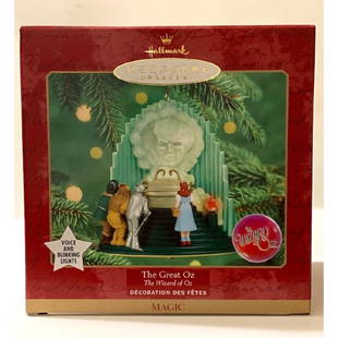 Wizard Of Oz Animated Voice & Light Up Ornament