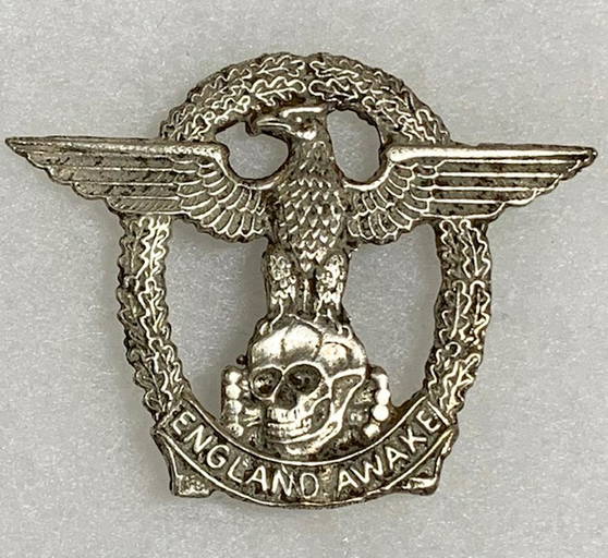 Ww2 German Nazi Soldier England Awake Badge Pin