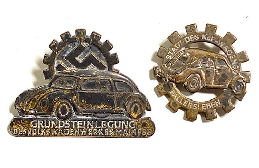 Lot of 2 WW2 German Nazi/Swastika Volkswagen Pins - Aug 17, 2019 ...