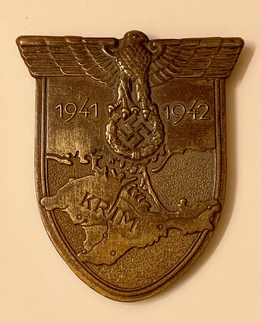 1941-1942 WW2 Nazi German Krim Military Shield Medal - Oct 09, 2019 ...